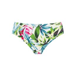 Fantasie Swim Bikini-Hose "Langkawi" in Wei&szlig;/ Gr&uuml;n - 59% | Gr&ouml;&szlig;e L | Damen-bademode