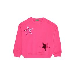 United Colors Of Benetton Sweatshirt Mädchen Größe 130 dunkelpink