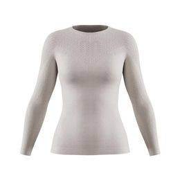 Bauerfeind Sports Compression Shirt Long Sleeve Bekleidung Damen grau