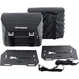 Hepco & Becker Hepco & Becker Satteltaschen Xtravel für Rohrträger Paar 70 Liter Stauraum - Motorradzubehör - Motorradgepäck - Motorrad Satteltaschen