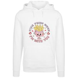 F4NT4STIC Sweatshirt 'Time Fries when I am with you Valentinstag' female White size M