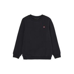 Napapijri Sweatshirt 'Balis C 2' Jungen Gr&ouml;&szlig;e 170/176 rot / schwarz / wei&szlig;