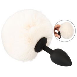 You2Toys Analplug „fluffy tail size S“ mit Kunstfell-Puschel