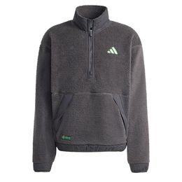 adidas Performance Athletic Fleece Jacket 'Mercedes - AMG Petronas Formula One Team Premium Sweat Half-Zip' male Grey size S