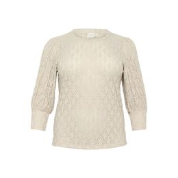 Kaffe CURVE Bluse 'Tia' Damen Gr&ouml;&szlig;e S beige