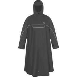 Normani Regenponcho 'Tutunendo' Damen Gr&ouml;&szlig;e M/L anthrazit / hellgrau