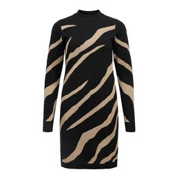 Object Kleid 'OBJRAY' Damen Größe M beige / schwarz