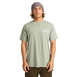Billabong Herren T-Shirt "Arch Wave Washed"grau grün, Gr. XXL, 100% Baumwolle, Shirts