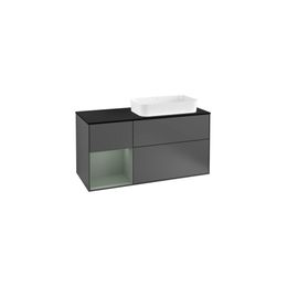 Villeroy & Boch V&B Waschtischunterschrank Finion 120cm, Pl b m, Rg l Ol m Lac, Anthrac. m ; Villeroy & Boch (F272GMGK)
