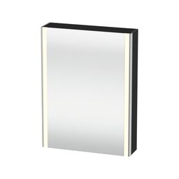 Duravit Universal-Spiegelschrank XSquare 60x15,5x80cm, 1 Tür, LED, An R, gra matt (XS7111R80800000)