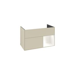 Villeroy & Boch V&B Waschtischunterschrank Finion Reg re wh. m Lac, Silk Grey Matt Lacquer ; Villeroy & Boch (F040MTHJ)