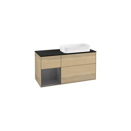 Villeroy & Boch V&B Waschtischunterschrank Finion 120cm, Pl b m, Reg li Anthrac. m, Oa ven ; Villeroy & Boch (F272GKPC)