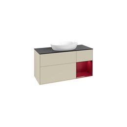 Villeroy & Boch V&B Waschtischunterschrank Finion 120cm, Pl b m, Rg Peo m Lac, si Gr m Lac ; Villeroy & Boch (FA72HBHJ)