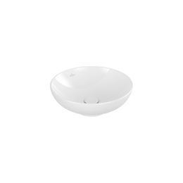 Villeroy & Boch V&B V&B Aufsatzwaschtisch Loop& Friends d 42cm, m &Uuml;L, wei&szlig;, ohne Hahnlochbank ; Villeroy & Boch (4A460001)