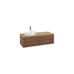 Villeroy & Boch V&B Waschtischunterschrank mit Frontstruktur, mit Beleuchtung Antao 120x36x50cm, HL, WBP hon. Oa, w. wal ; Villeroy & Boch (L22151HM)