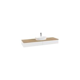 Villeroy & Boch V&B Waschtischunterschrank ohne Frontstruktur Antao 160x50cm, HL, WBP hon. Oa, wh. m Lac ; Villeroy & Boch (K14051MT)