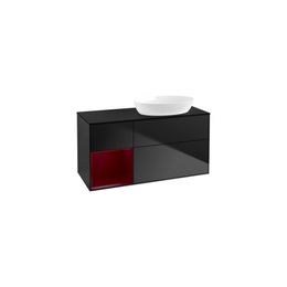 Villeroy & Boch V&B Waschtischunterschrank Wandbeleuchtung Finion 120cm, Pl b m, Reg Peo m Lac, bla m Lac ; Villeroy & Boch (GA42HBPD)