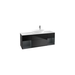 Villeroy & Boch V&B Waschtischunterschrank Finion 160cm, Pl wh. m, Reg md m Lac, bla m Lac ; Villeroy & Boch (F981HGPD)