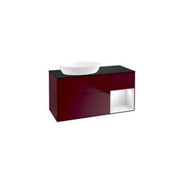 Villeroy & Boch V&B Waschtischunterschrank Finion 120cm, Pl bla m, Reg glo wh. Lac, Peo m ; Villeroy & Boch (FA52GFHB)
