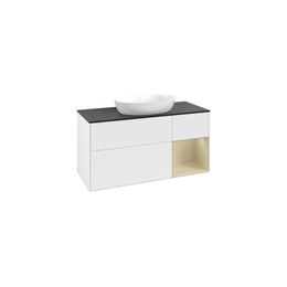 Villeroy & Boch V&B Waschtischunterschrank Finion 120cm, Pl b m, Rg si Gr m Lac, wh. m Lac ; Villeroy & Boch (FA72HJMT)