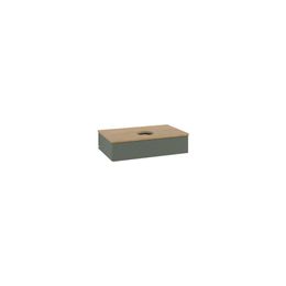 Villeroy & Boch V&B Waschtischunterschrank mit Frontstruktur Antao 80x19x50cm, WBP hon. Oa, lea gre. m Lac ; Villeroy & Boch (K08111HL)