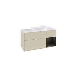 Villeroy & Boch V&B Waschtischunterschrank Finion 120cm, Pl w m, Rg bla m Lac, si Gr m Lac ; Villeroy & Boch (FA71PDHJ)