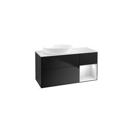 Villeroy & Boch V&B Waschtischunterschrank Finion 120cm, Pl w m, Reg wh. m Lac, bla m Lac ; Villeroy & Boch (FA51MTPD)