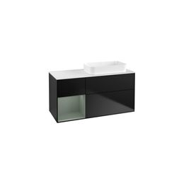 Villeroy & Boch V&B Waschtischunterschrank Wandbeleuchtung Finion 120x60 cm, Reg li Oli. m Lac, bla m Lac ; Villeroy & Boch (G681GMPD)