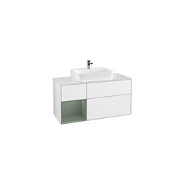 Villeroy & Boch V&B Waschtischunterschrank Wandbeleuchtung Finion 120cm, Pl w m, Rg l Ol m La, glo wh. Lac ; Villeroy & Boch (G161GMGF)