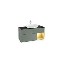 Villeroy & Boch V&B Waschtischunterschrank Finion 120cm, Pl b m, Reg gol m Lac, Oli. m Lac ; Villeroy & Boch (F832HFGM)