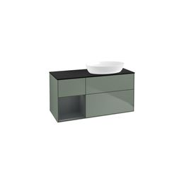 Villeroy & Boch V&B Waschtischunterschrank Wandbeleuchtung Finion 120cm, Pl b m, Reg md m Lac, Oli. m Lac ; Villeroy & Boch (GA42HGGM)