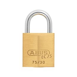 Abus Vorhangschloss 75/30 Lock-Tag Messing massiv (80637)
