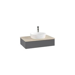 Villeroy & Boch V&B Waschtischunterschrank ohne Frontstruktur Antao 80x19x50cm, HL, WBP botti., A m Lac ; Villeroy & Boch (K08053GK)