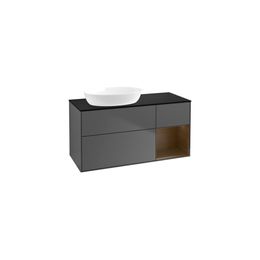 Villeroy & Boch V&B Waschtischunterschrank Finion 120cm, Pl bla m, Reg wal ven, Anthrac. m ; Villeroy & Boch (FA52GNGK)