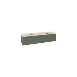 Villeroy & Boch V&B Waschtischunterschrank ohne Frontstruktur, mit Beleuchtung Antao 160x50cm, HL, WBP botti., lea gre. m Lac ; Villeroy & Boch (L39053HL)