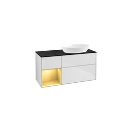 Villeroy & Boch V&B Waschtischunterschrank Wandbeleuchtung Finion 120cm, Pl b m, Reg gol m Lac, wh. m Lac ; Villeroy & Boch (GA42HFMT)