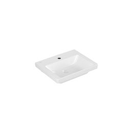 Villeroy & Boch V&B Handwaschbecken Subway 3.0 50x40cm, eck., m HL/o &Uuml;L, wei&szlig; C-plus ; Villeroy & Boch (437051R1)