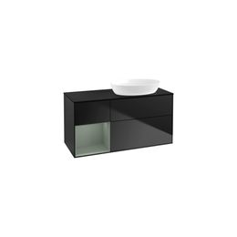Villeroy & Boch V&B Waschtischunterschrank Wandbeleuchtung Finion 120cm, Pl b m, Reg Oli. m Lac, bla m Lac ; Villeroy & Boch (GA42GMPD)