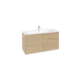 Villeroy & Boch V&B Waschtischunterschrank Collaro 116,1x61x48cm, WT mi, LED 8,6W, Nord Oa ; Villeroy & Boch (C146B0VJ)