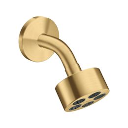 Hansgrohe Kopfbrause Axor One 75 1j EcoSm. mit Brausearm, brushed gold optic (48490250)