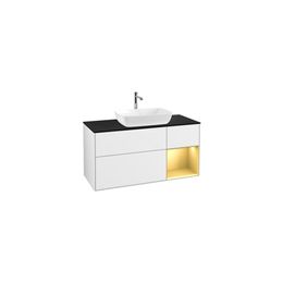 Villeroy & Boch V&B Waschtischunterschrank Finion 120cm, Pl b m, Rg gol m Lac, glo wh. Lac ; Villeroy & Boch (F832HFGF)