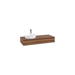 Villeroy & Boch V&B Waschtischunterschrank ohne Frontstruktur, mit Beleuchtung Antao 120x19x50cm, HL, WBP w. wal, w. wal ; Villeroy & Boch (L11052HM)