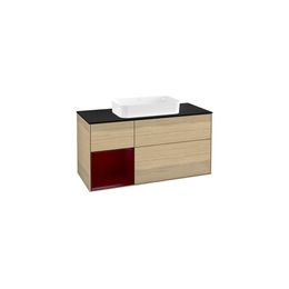 Villeroy & Boch V&B Waschtischunterschrank Wandbeleuchtung Finion 120cm, Pl bla m, Reg li Peo, Oa ven ; Villeroy & Boch (G292HBPC)