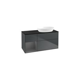Villeroy & Boch V&B Waschtischunterschrank Wandbeleuchtung Finion 120cm, Pl b m, Rg A m Lac, md bl. m Lac ; Villeroy & Boch (GA42GKHG)