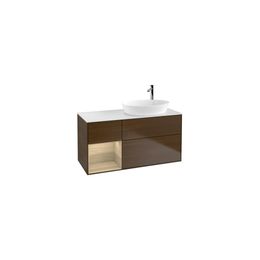 Villeroy & Boch V&B Waschtischunterschrank Wandbeleuchtung Finion 120cm, Pl wh. m, Reg Oa ven, wal ven ; Villeroy & Boch (F921PCGN)