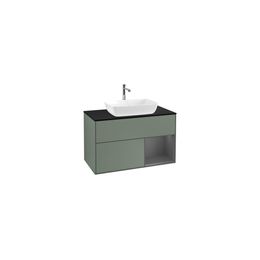 Villeroy & Boch V&B Waschtischunterschrank Wandbeleuchtung Finion 100, Pl b m, Rg A m Lac, Oli. m Lac ; Villeroy & Boch (G782GKGM)