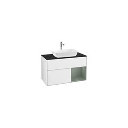 Villeroy & Boch V&B Waschtischunterschrank Wandbeleuchtung Finion 100, Pl b m, Reg Oli. m Lac, glo wh. Lac ; Villeroy & Boch (G782GMGF)