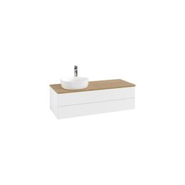 Villeroy & Boch V&B Waschtischunterschrank mit Frontstruktur, mit Beleuchtung Antao 120x36x50cm, HL, WBP hon. Oa, wh. m Lac ; Villeroy & Boch (L22151MT)