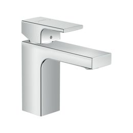 Hansgrohe Waschtisch-Einhebelmischer 100 Vernis Shape m Met.-Zugstangen-Ablaufgarnitur, chrom (71568000)