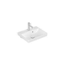 Villeroy & Boch V&B Handwaschbecken AVENTO 45x37cm, 1 HL, st. wh. C+, 45x37cm, m &Uuml;L ; Villeroy & Boch (735845RW)
